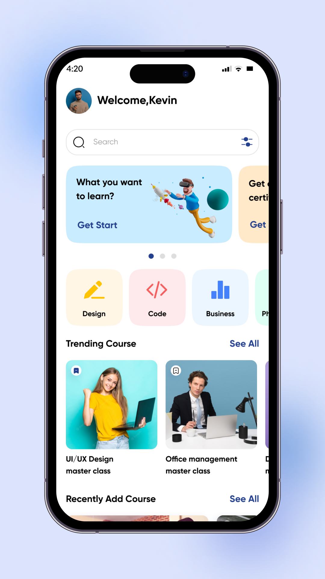 Entri - Education app | E-learning Management System Flutter app Entri - Education app | E-learning Management System Flutter app